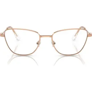 SWAROVSKI 53mm Cat Eye Optical Glasses - Rose Gold