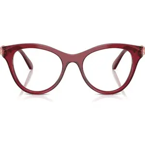 SWAROVSKI Swarovski 50mm Optical Glasses Burgundy