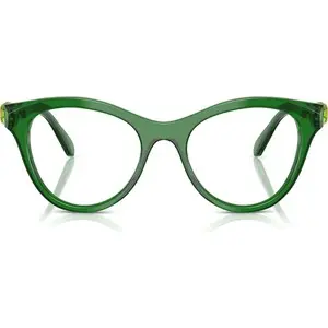 SWAROVSKI Swarovski 50mm Optical Glasses Transparent Green