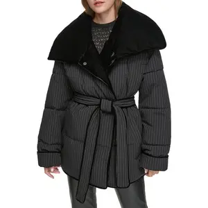 Andrew Marc Tie Detailed Outerwear For Women