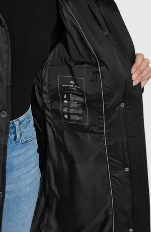 Andrew Marc Emery Faux Fur Trim Down