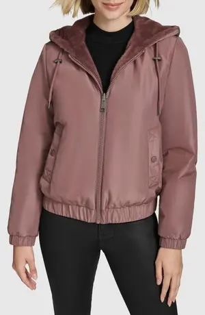 Andrew Marc Dalby Reversible Hooded Jacket