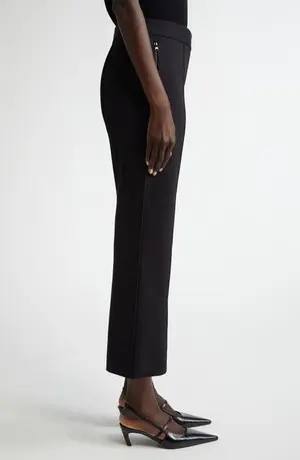 St. John Double Knit Flare Pants