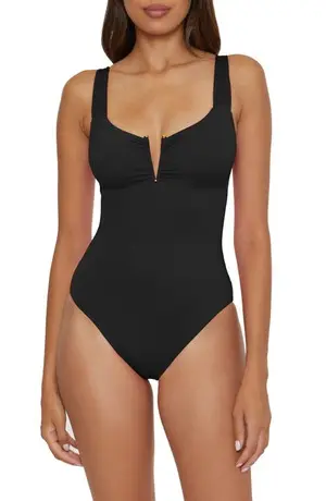 Becca By Rebecca Virtue High Cut Swimsuits
