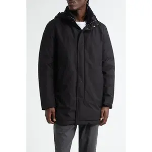 Herno Windproof Down Parka With Hood - Black