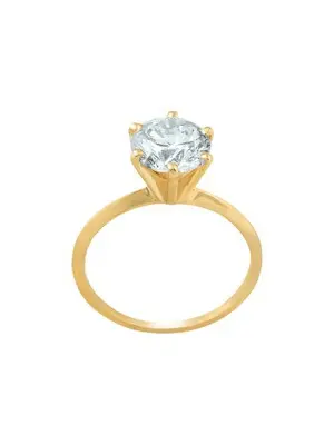 BLISS DIAMOND Certified 3ct Lab Grown Diamond Solitaire Ring