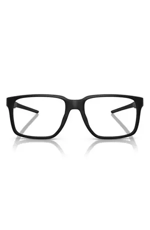 SCUDERIA FERRARI 56mm Square Eyeglasses - Matte Black