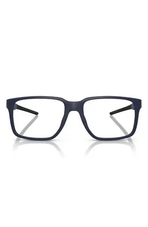 SCUDERIA FERRARI 56mm Square Eyeglasses - Matte Blue
