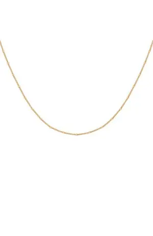 KARMA AND LUCK Endless Link Diamond Cut Chain Necklace - Gold