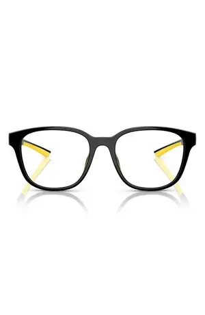 SCUDERIA FERRARI Scuderia Ferrari 54mm Round Eyeglasses Black