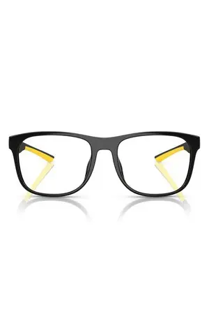 SCUDERIA FERRARI Scuderia Ferrari 56mm Square Optical Glasses Black