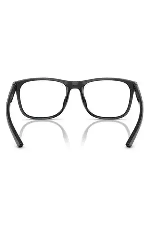 SCUDERIA FERRARI 56mm Square Optical Glasses - Transparent Grey