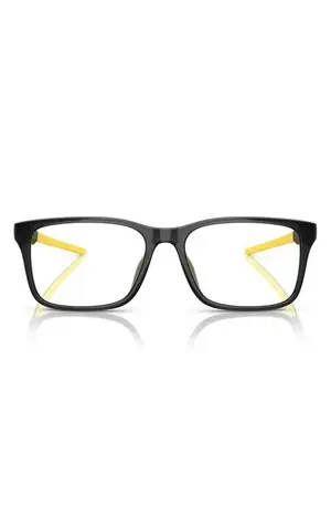 SCUDERIA FERRARI 54mm Square Optical Glasses - Grey