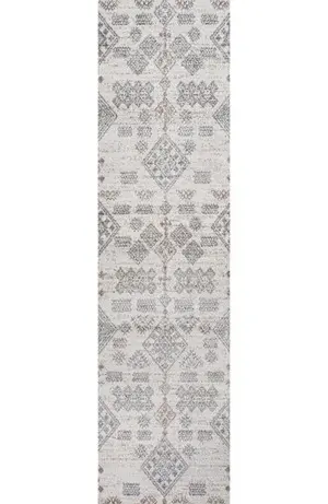 JONATHAN Y Bhalil Berber Diamond Geometric Area Rug - Beige/gray