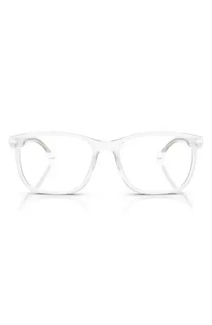 SCUDERIA FERRARI 55mm Pillow Optical Eyeglasses - Matte Crystal