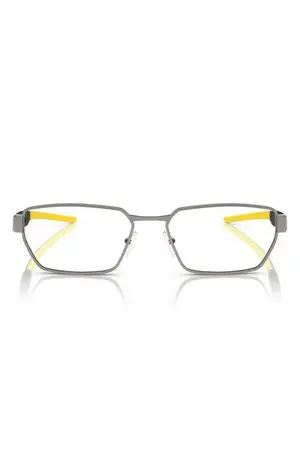 SCUDERIA FERRARI 55mm Irregular Eyeglasses - Gunmetal