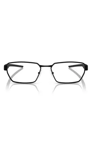 SCUDERIA FERRARI 55mm Irregular Eyeglasses - Matte Black