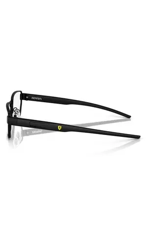 SCUDERIA FERRARI 55mm Irregular Eyeglasses - Matte Black