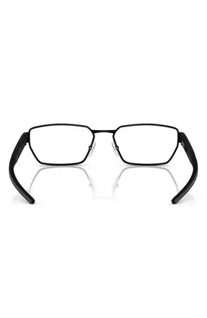 SCUDERIA FERRARI 55mm Irregular Eyeglasses - Matte Black