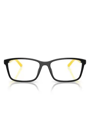 SCUDERIA FERRARI 55mm Pillow Optical Glasses - Black