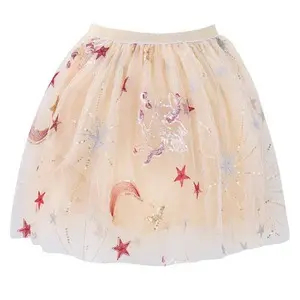 LOLA + THE BOYS Sequin Embellished Tulle Tutu