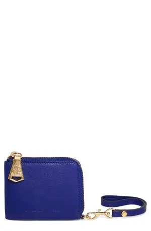 AIMEE Ava Leather Wristlet Wallet - Midnight Blue
