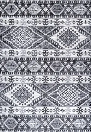 JONATHAN Y Sura Modern Kilim Geometric Area Rug - Gray/anthracite