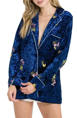 Endless Rose Velvet Pajama Jacket
