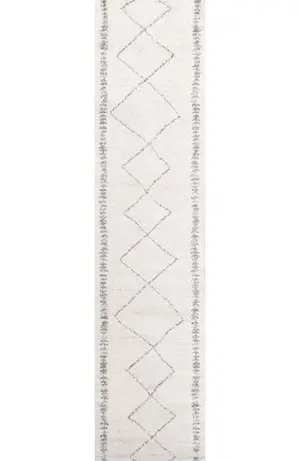 JONATHAN Y Zaina Moroccan Beni Souk Area Rug - Cream/gray
