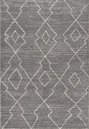 JONATHAN Y Alia Moroccan Beni Souk Area Rug - Gray/cream