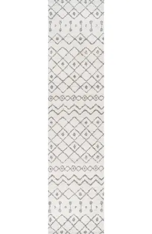 JONATHAN Y Aksil Moroccan Beni Souk Area Rug Cream/gray