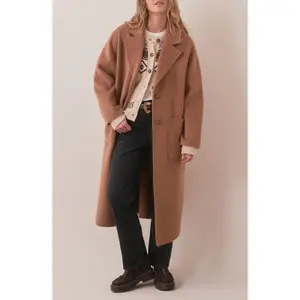 Marine Layer Longline Coat - Camel