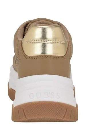 Guess Berrett Printed Sneakers - Light Natural