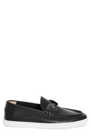 CHRISTIAN LOUBOUTIN Chambeliboat Flat Loafer - Bk01-black