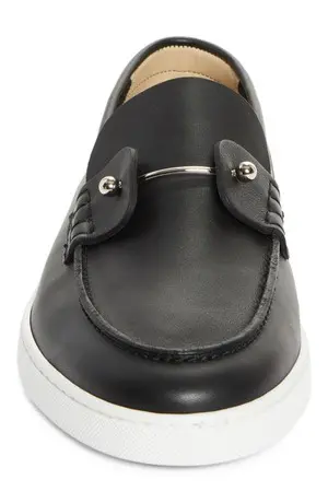 CHRISTIAN LOUBOUTIN Chambeliboat Flat Loafer - Bk01-black