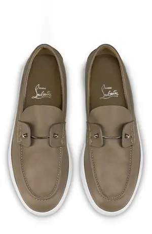 CHRISTIAN LOUBOUTIN Chambeliboat Flat Loafer - E448-silex