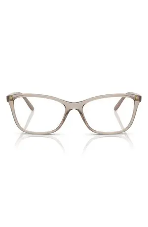 VOGUE 52mm Butterfly Eyeglasses - Caramel