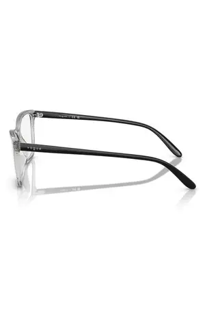 VOGUE 52mm Butterfly Eyeglasses - Transparent Grey