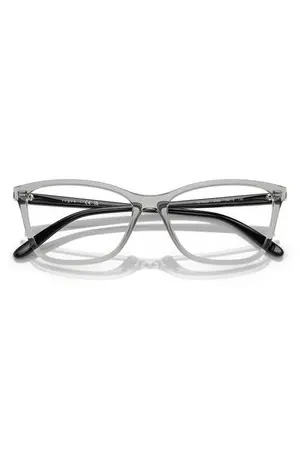 VOGUE 52mm Butterfly Eyeglasses - Transparent Grey