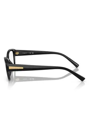 VOGUE 53mm Cat Eye Optical Glasses - Black