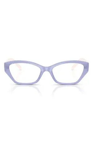 VOGUE VOGUE 53mm Cat Eye Optical Glasses Purple