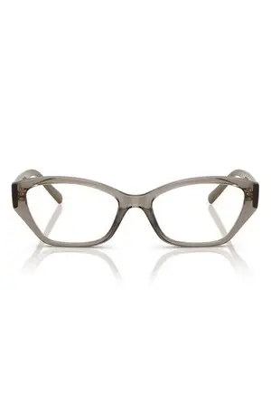 VOGUE 53mm Cat Eye Optical Glasses - Transparent