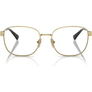 VOGUE 52mm Square Eyeglasses - Gold/ Black