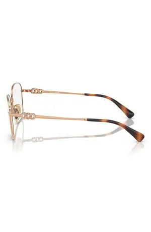 VOGUE 52mm Square Eyeglasses - Rose Gold