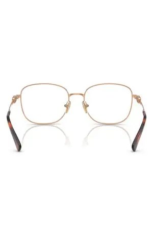 VOGUE 52mm Square Eyeglasses - Rose Gold