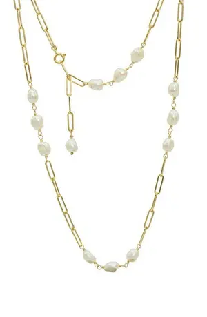 ALBISIA Veda Pearl Necklace - 14k Gold Filled