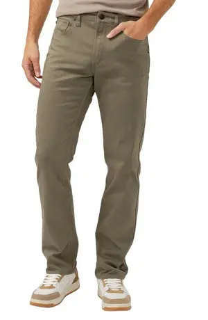 SILVER JEANS CO. Machray Athletic Fit Straight Leg Jeans - Olive