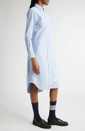 Thom Browne Knee Length Button-down Shirt