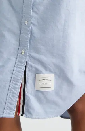 Thom Browne Knee Length Button-down Shirt