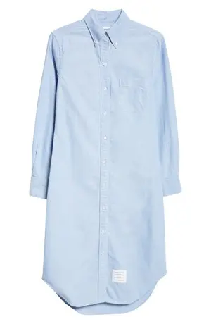 Thom Browne Knee Length Button-down Shirt
